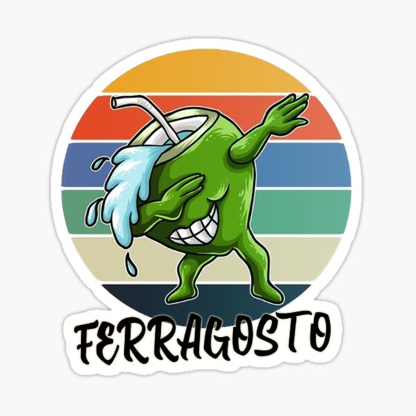 "Buon Ferragosto happy summer" Sticker for Sale by kwinssi | Redbubble