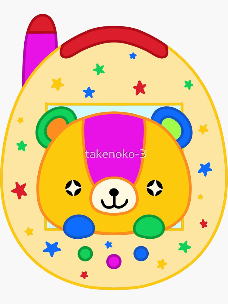 "Stitches x Tamagotchi" Sticker for Sale by takenoko-3 | Redbubble