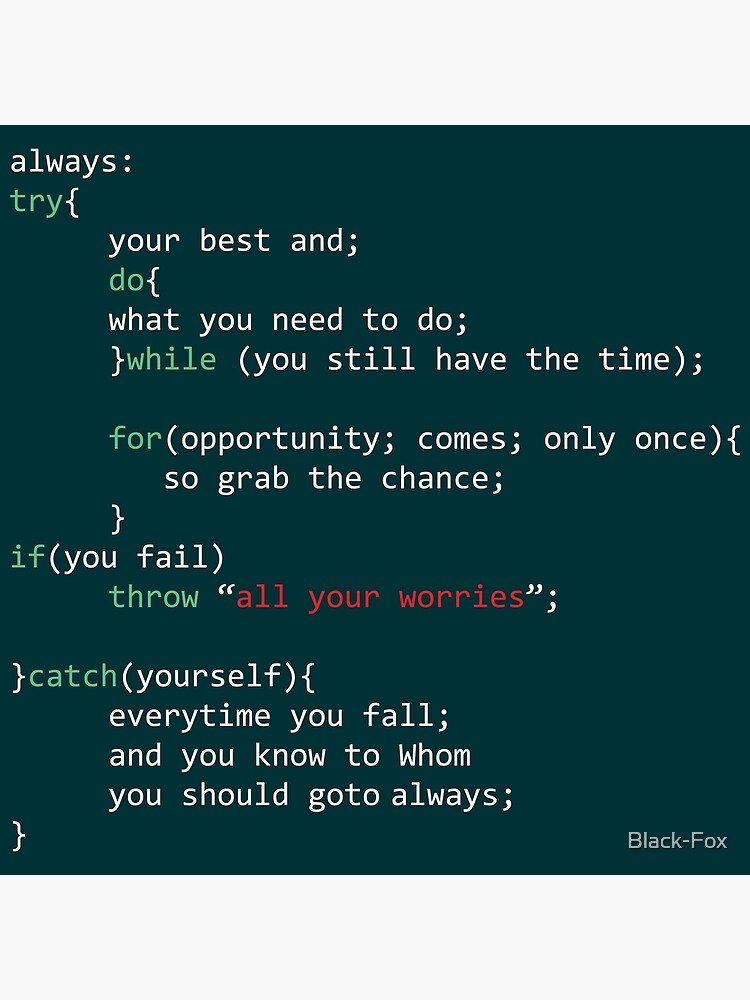 "Geek Coder" Poster for Sale by Black-Fox | Redbubble