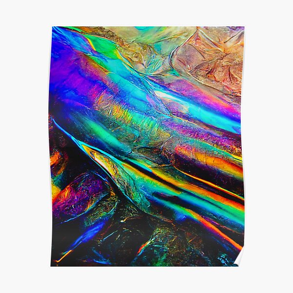 "Sheets of Iridescence V" Poster for Sale by CoffeeandHope | Redbubble