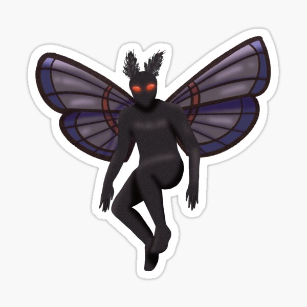 "Mothman no background" Sticker for Sale by desmondgraham | Redbubble