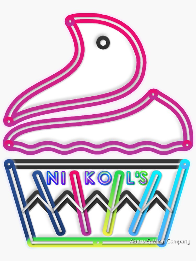 "Nikol's Sweets Logo" Sticker for Sale by Abel-Maestre | Redbubble