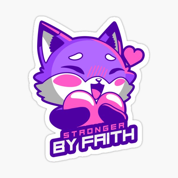 "Stronger by faith" Sticker for Sale by LivingByFaith | Redbubble