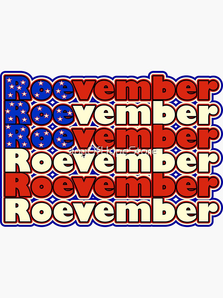 "Roevember Flag Vibrant Design" Sticker for Sale by JoyOfHopeStore ...