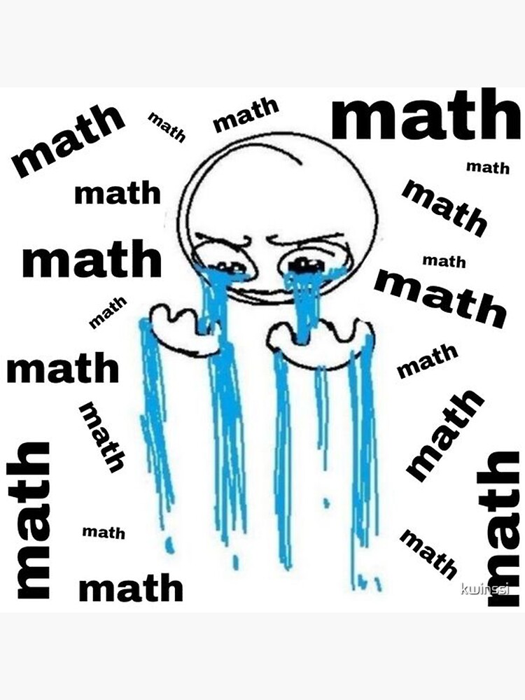 "hate math // back to school " Sticker for Sale by kwinssi | Redbubble