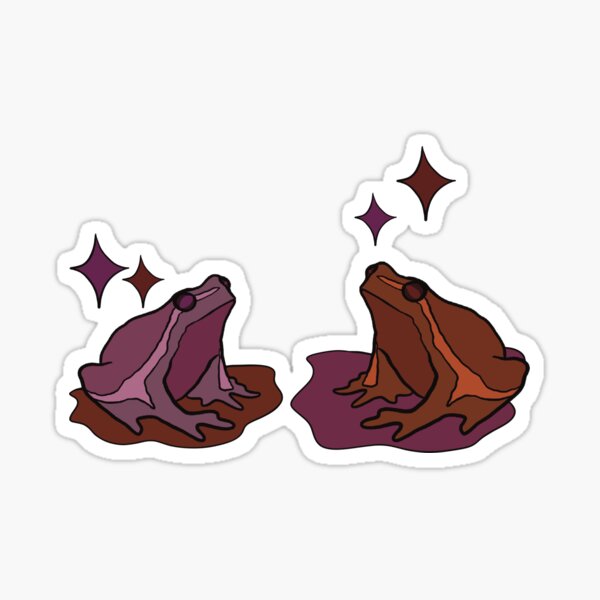 "Frog date " Sticker for Sale by SugarSaltSpice | Redbubble