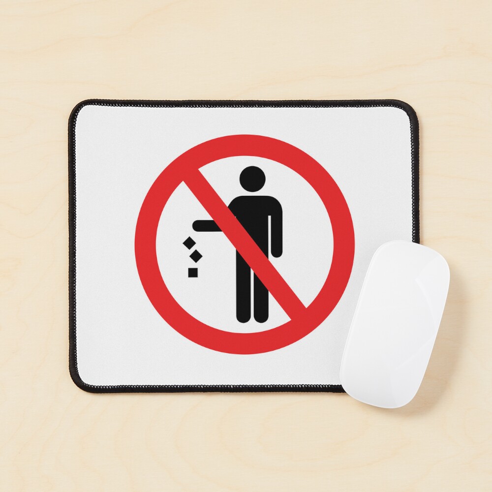 "Don't Throw Garbage Here | Keep Nature clean Signs" Art Board Print ...