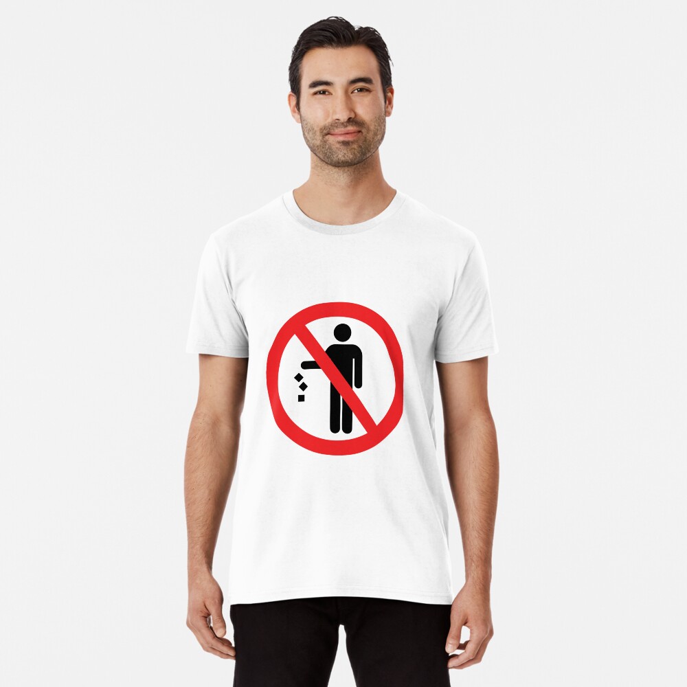 "Don't Throw Garbage Here | Keep Nature clean Signs" Art Board Print ...