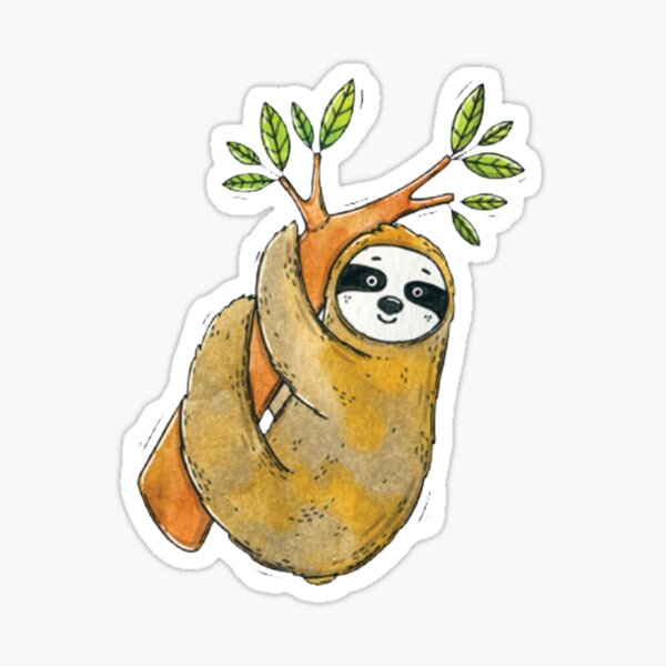 "Sloth Stack" Sticker for Sale by Art-IsArt | Redbubble