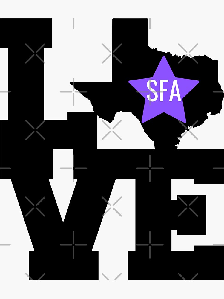 "cool sfa logo thing" Sticker for Sale by medshopy | Redbubble