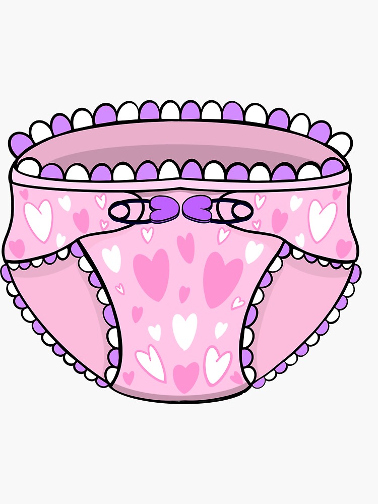 "Pink Diaper" Sticker for Sale by MileHighMommyCo | Redbubble