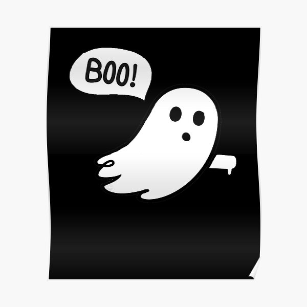 "Ghost Of Disapproval" Poster for Sale by HuJee | Redbubble