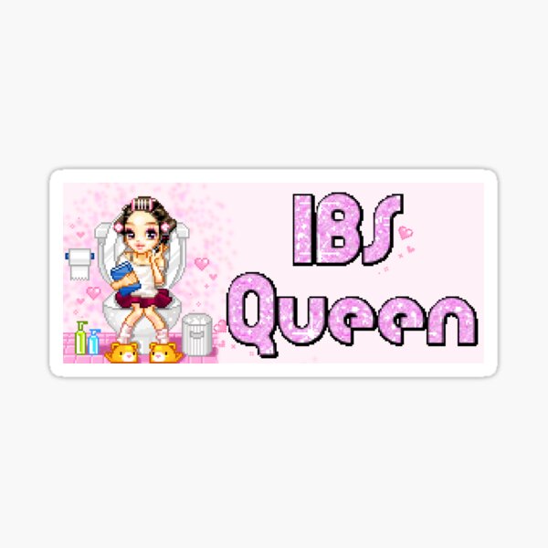 "IBS Queen" Sticker for Sale by Y2kKitschQueen | Redbubble
