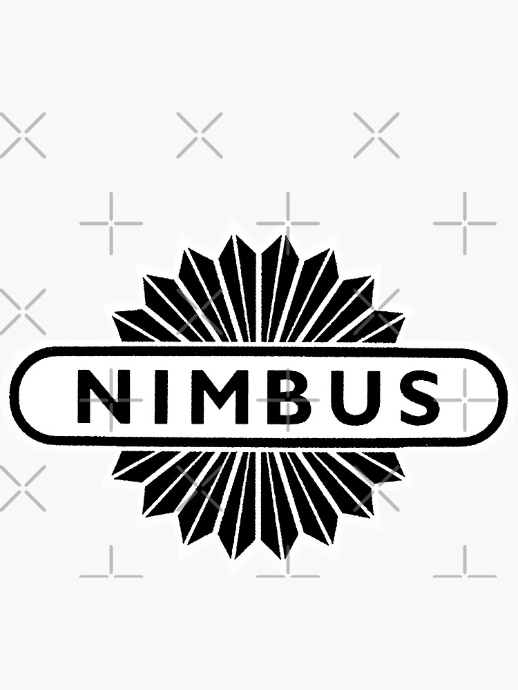 "Nimbus Motorcycle" Sticker for Sale by DBnation | Redbubble