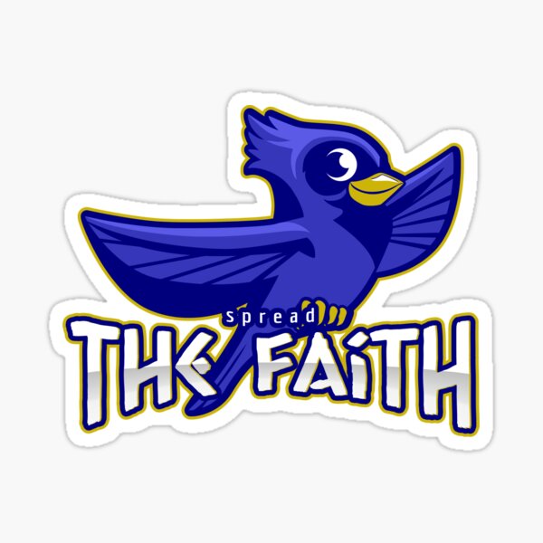 "Spread the Faith" Sticker for Sale by LivingByFaith | Redbubble