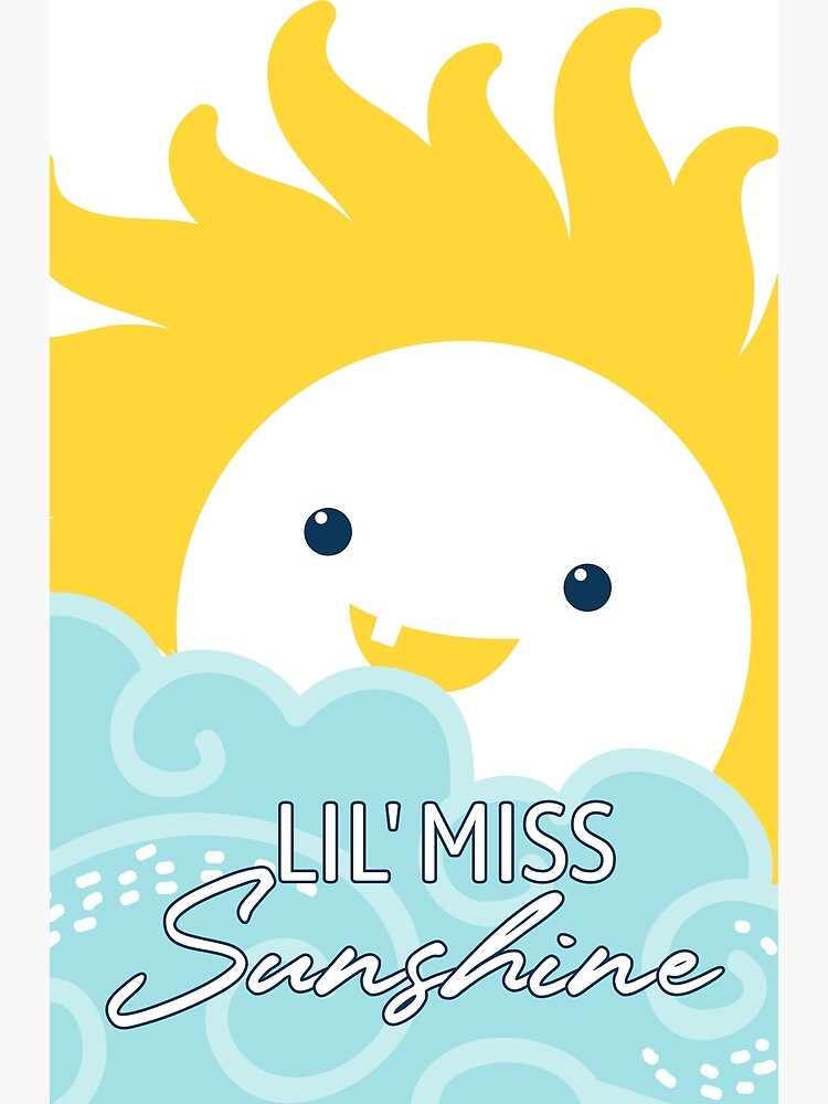 "Lil Miss Sunshine smiley face" Poster for Sale by Memetic-Agent ...