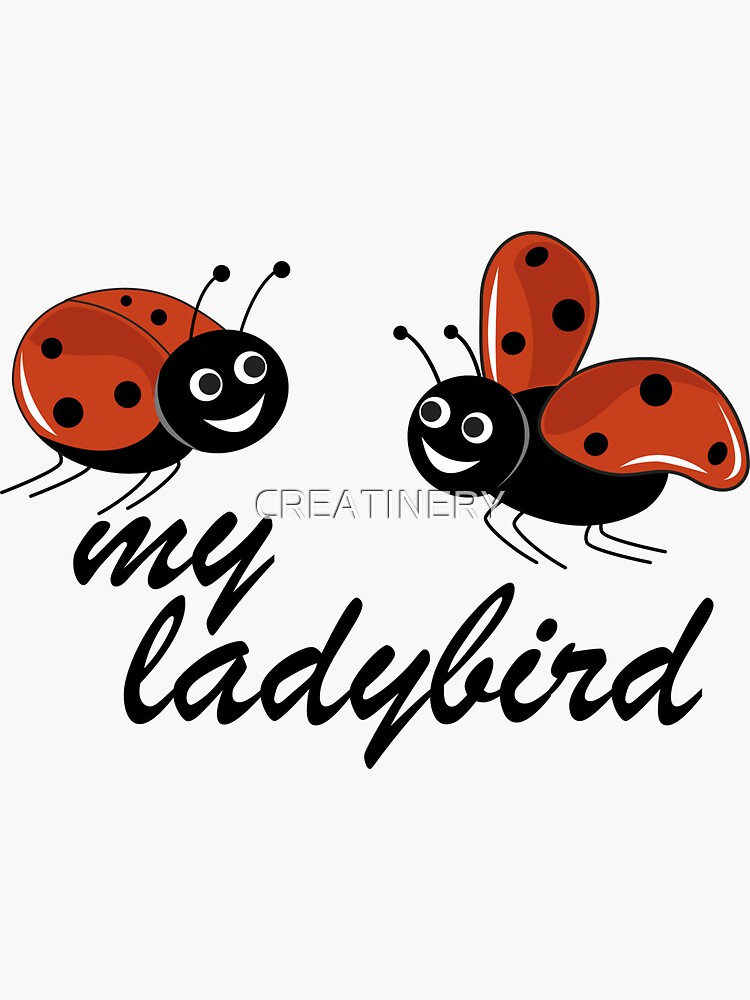 "ladybird" Sticker by CREATINERY | Redbubble