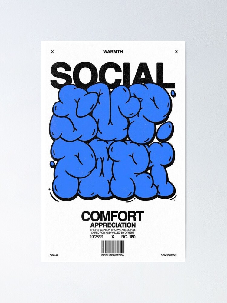 "Social support " Poster for Sale by Maxim Marchuk | Redbubble