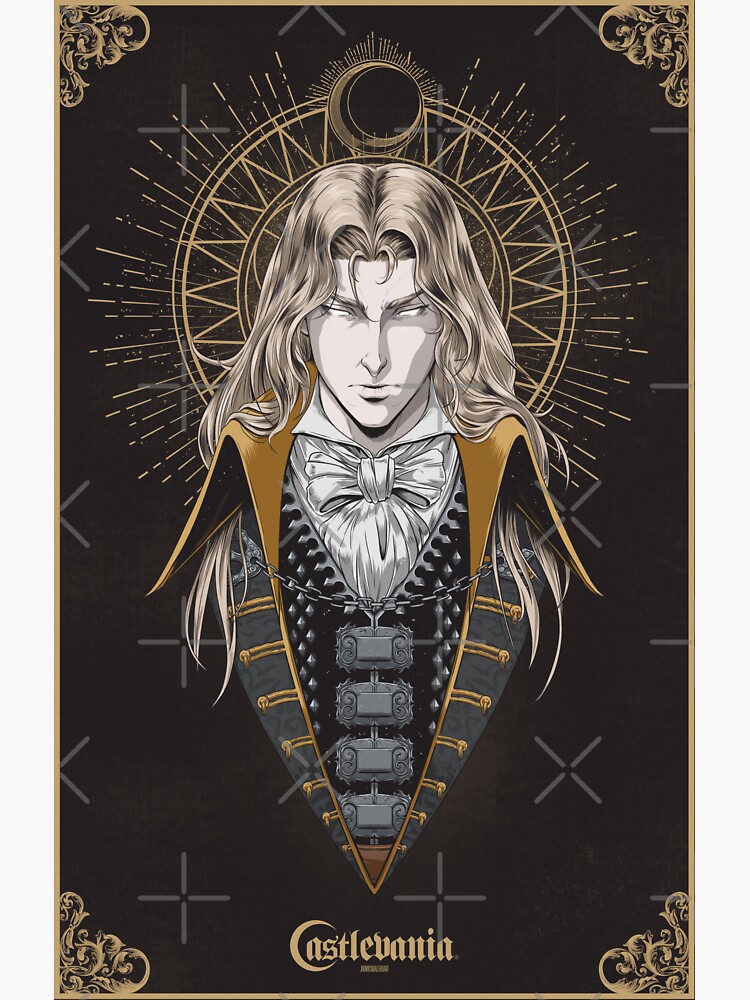 "Alucard" Sticker by Jhony Caballero | Redbubble
