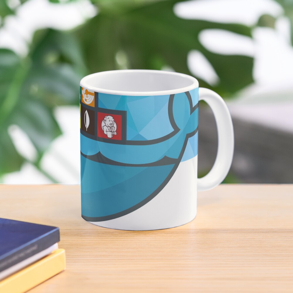 "Docker + Microsoft Azure" Coffee Mug for Sale by memeshe | Redbubble