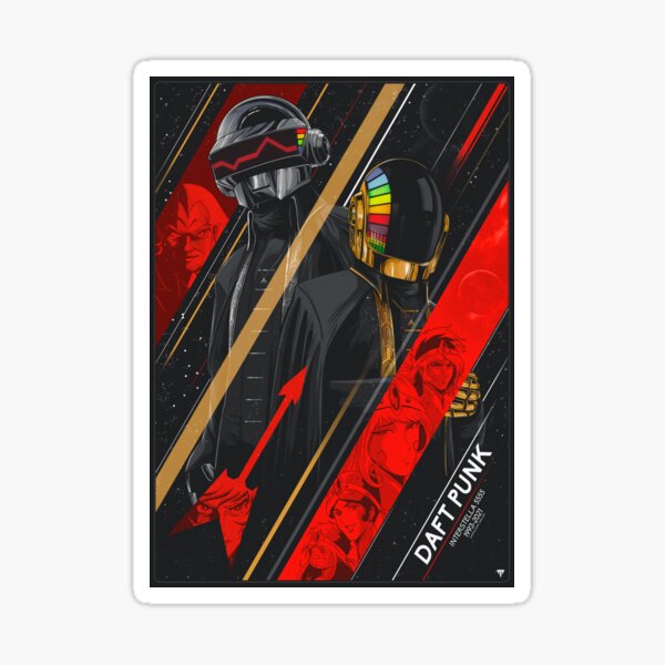 "Daft Punk" Sticker for Sale by jhonyknight | Redbubble