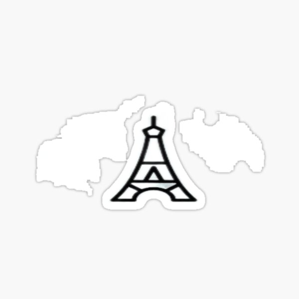 "Eiffel Tower" Sticker for Sale by Jovana-Design1 | Redbubble