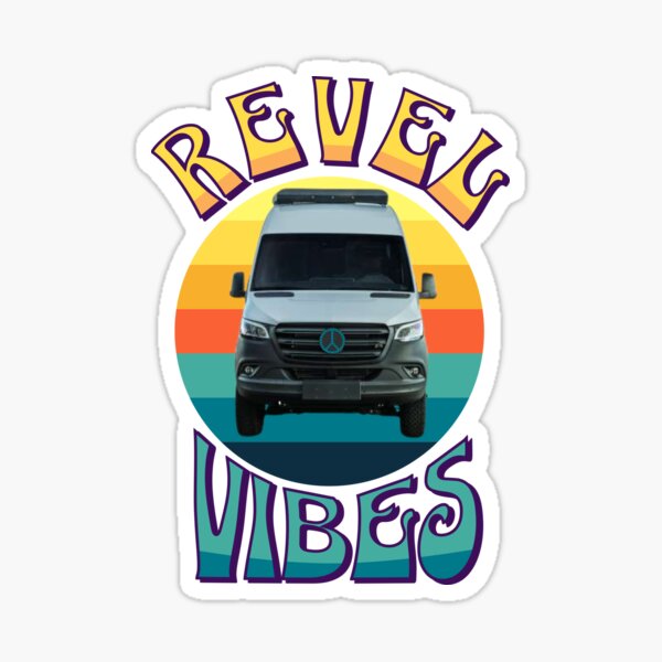 "Revel Vibes" Sticker for Sale by dome5150 | Redbubble