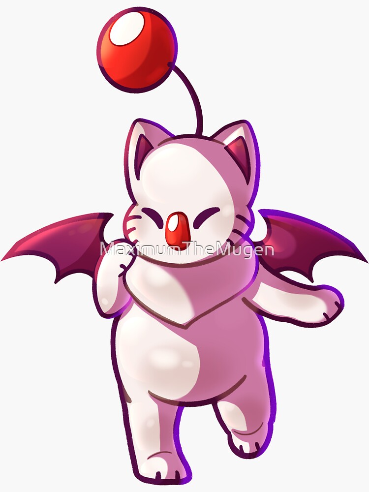 "Moogle" Sticker for Sale by MaximumTheMugen | Redbubble
