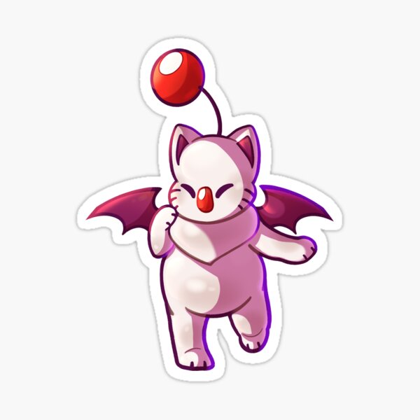 "Moogle" Sticker for Sale by MaximumTheMugen | Redbubble