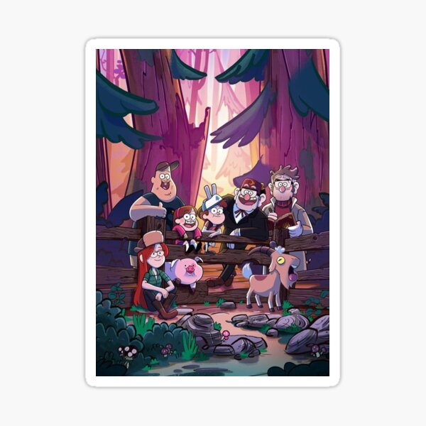 "gravity falls" Sticker for Sale by alimat1 | Redbubble