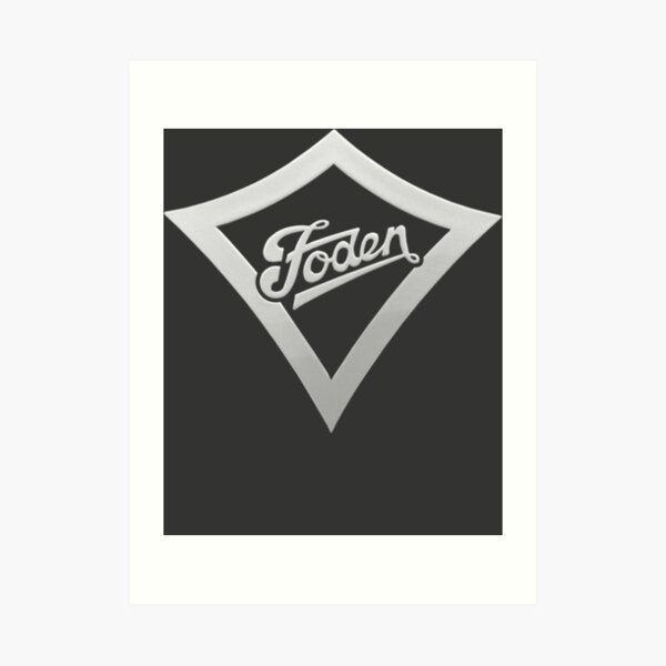 "Vintage Foden truck logo" Art Print for Sale by Greco36270 | Redbubble