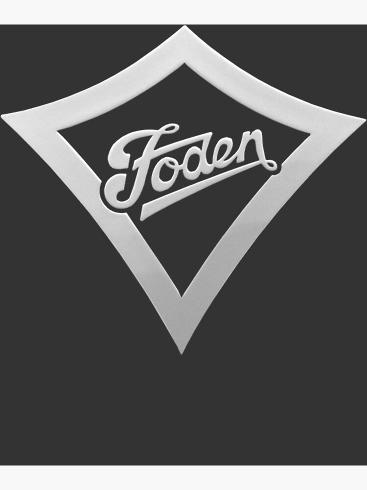 "Vintage Foden truck logo" Poster for Sale by Greco36270 | Redbubble
