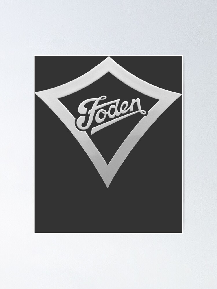 "Vintage Foden truck logo" Poster for Sale by Greco36270 | Redbubble