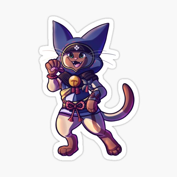 "Monster Hunter Palico" Sticker for Sale by MaximumTheMugen | Redbubble