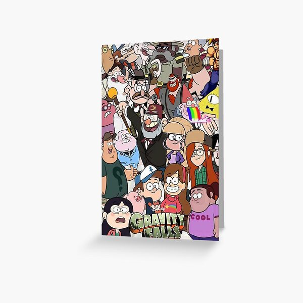 "gravity falls" Greeting Card for Sale by alimat1 | Redbubble