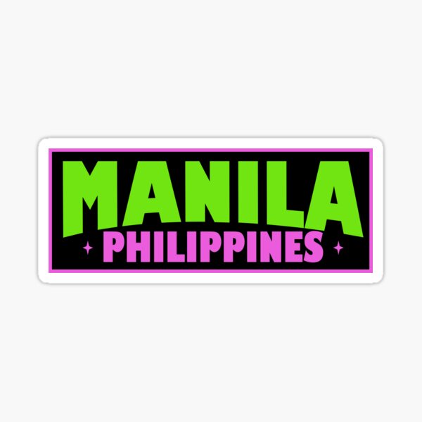 "Philippines jeepney signboard art" Sticker for Sale by Garaito | Redbubble