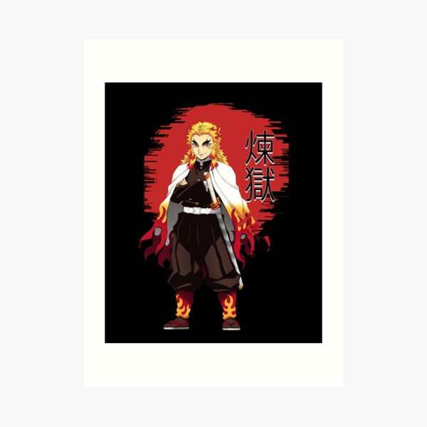 "Rengoku Kyōjurō demon slayer" Art Print for Sale by ANNA6767 | Redbubble