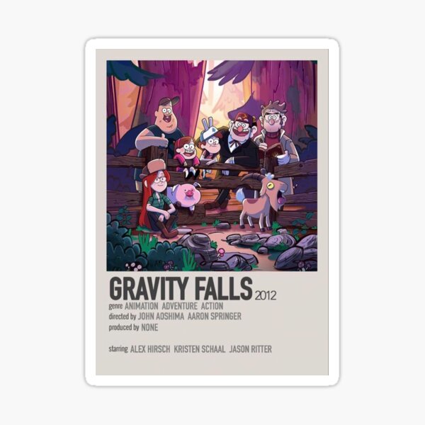 " gravity falls " Sticker for Sale by alimat1 | Redbubble