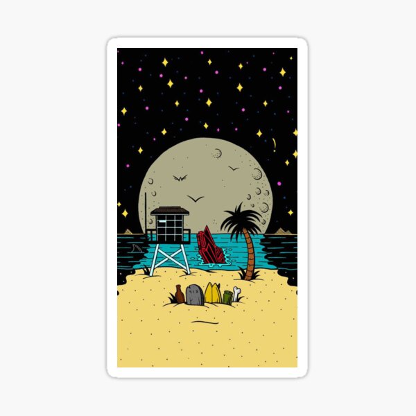 "beach and picnic" Sticker for Sale by JanPaterson | Redbubble