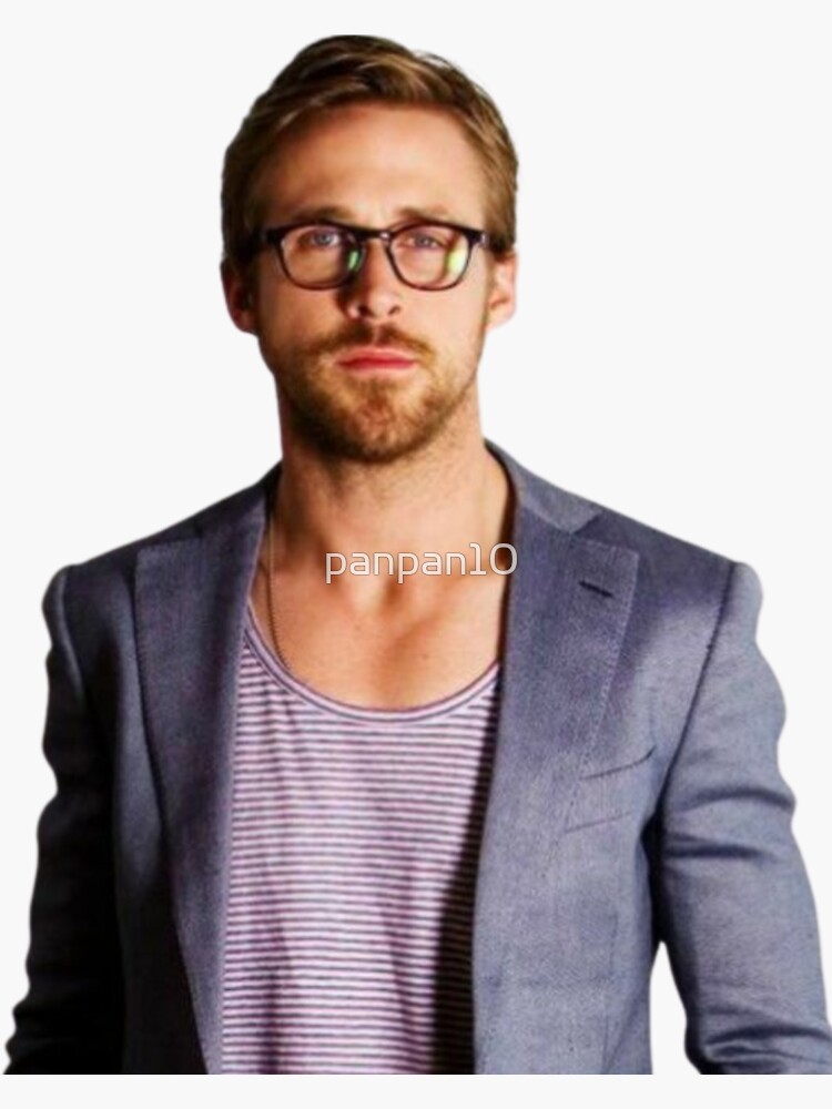 "ryan gosling " Sticker for Sale by panpan10 | Redbubble