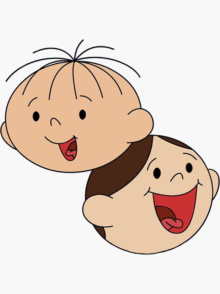 "Bolek I Lolek Faces" Sticker for Sale by Ferretti36110 | Redbubble