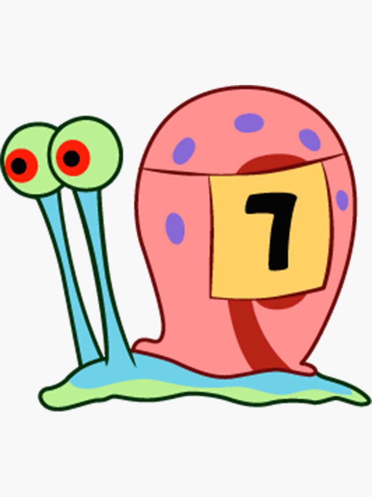 "SpongeBob SquarePants Gary the Snail" Sticker for Sale by joeoles ...