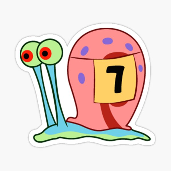 "SpongeBob SquarePants Gary the Snail" Sticker for Sale by joeoles ...