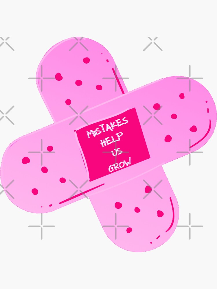 "Cute pink bandaid " Sticker for Sale by Madebyjadee | Redbubble