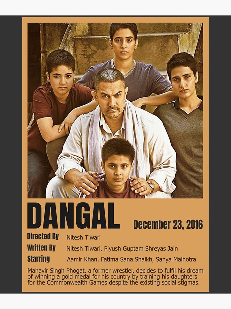 "Bollywood Movie Dangal, Aamir Khan,Fatima Sana Shaikh, Sanya Malhotra ...