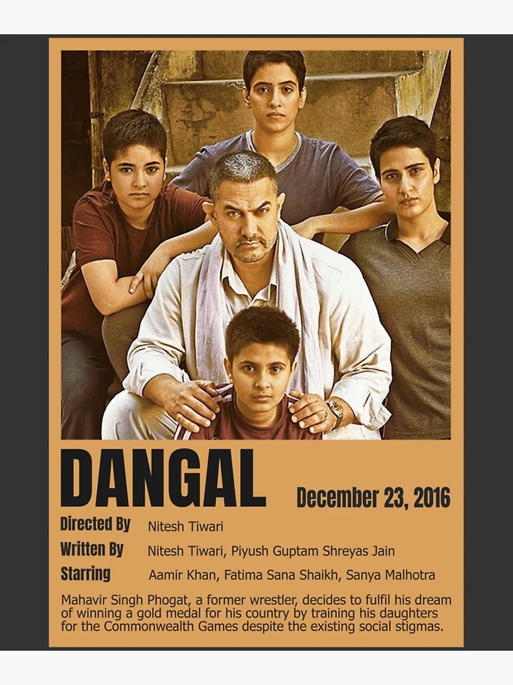 Dangal Movie Poster Dangal, Maacher Jhol To Be Screened At India China