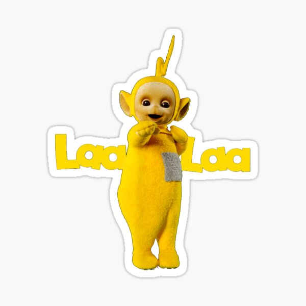 "Teletubbies laa laa" Sticker for Sale by Rony263 | Redbubble