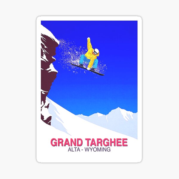 "Sports Grand Targhee | " Sticker for Sale by ednakiana | Redbubble