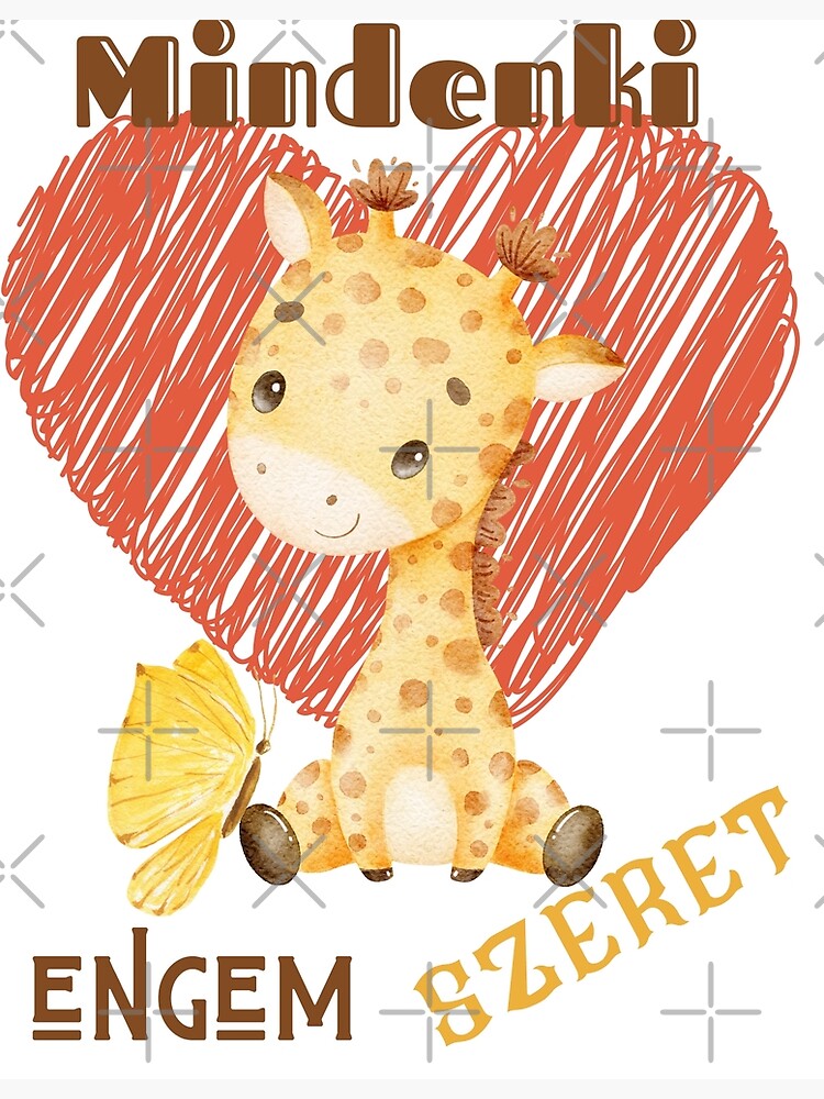 "Mindenki engem szeret" Poster for Sale by TM-store-hu | Redbubble