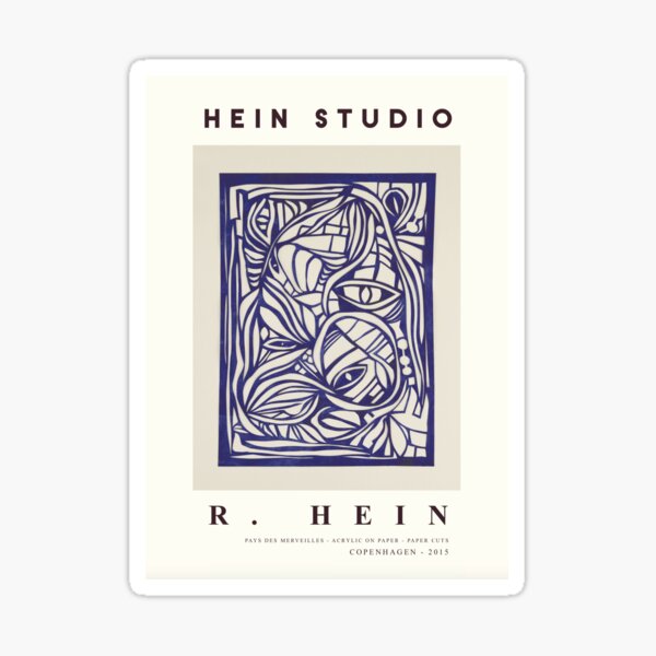 "R. Hein Studio" Sticker for Sale by ralfnaumann20 | Redbubble